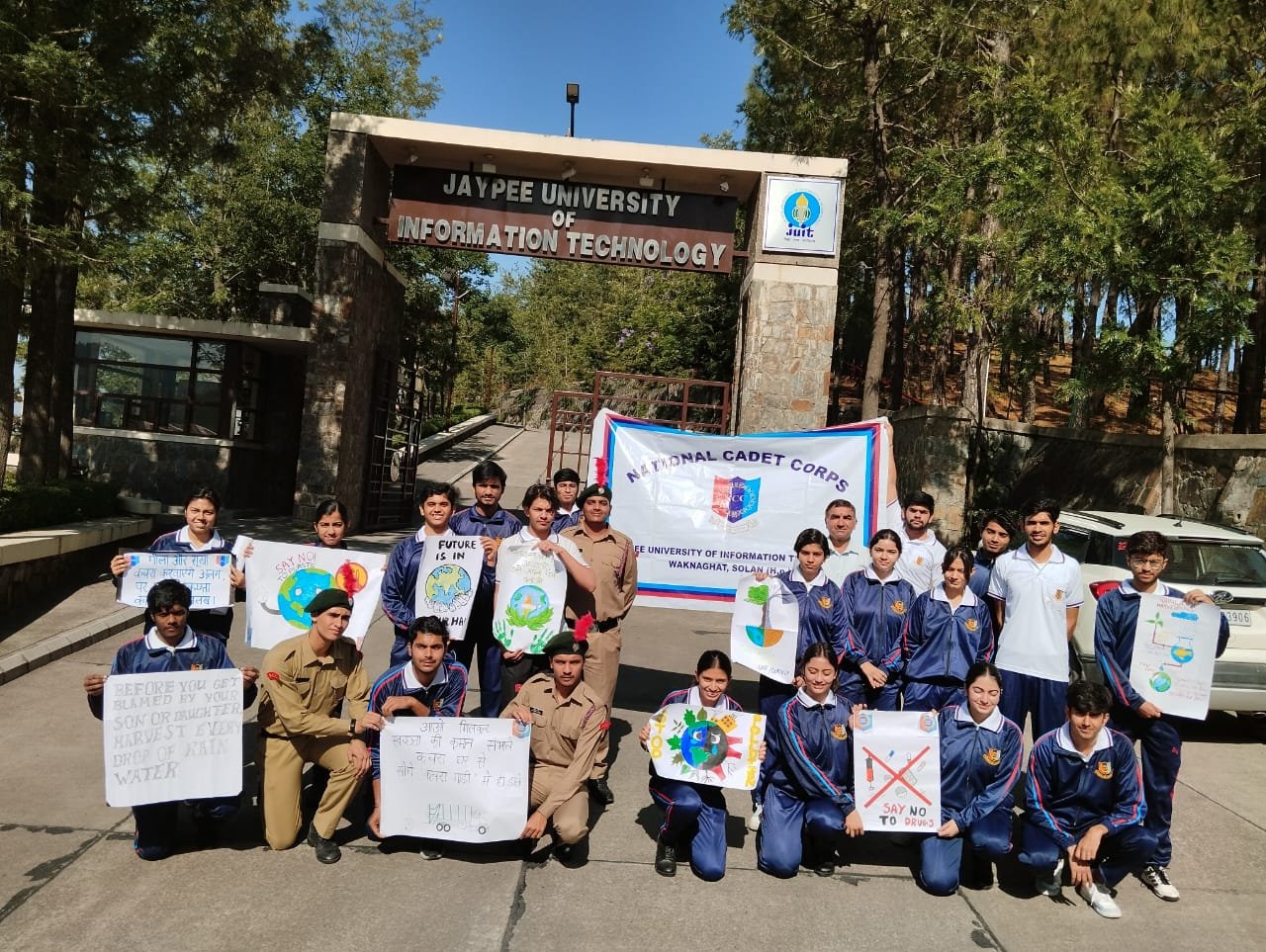 NCC cadets of JUIT, Solan organize an awareness rally on Waste ...